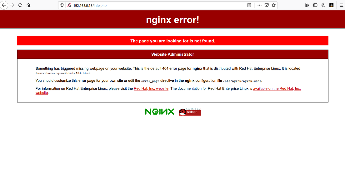 How To Install Linux Nginx Mysql Php Lemp Stack On Redhat 8 Using Oracle Virtualbox By