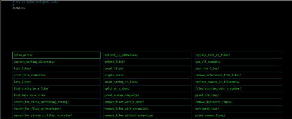 My solutions for the “Command Line challenge” | by WoodPecker | Medium