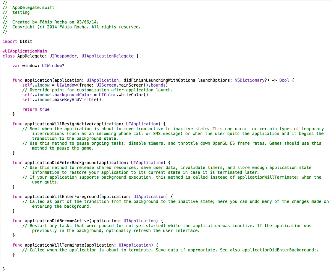 Swift tutorial for beginners Part 1 | by Fabio Rocha | Swift tutorial for beginners | Medium