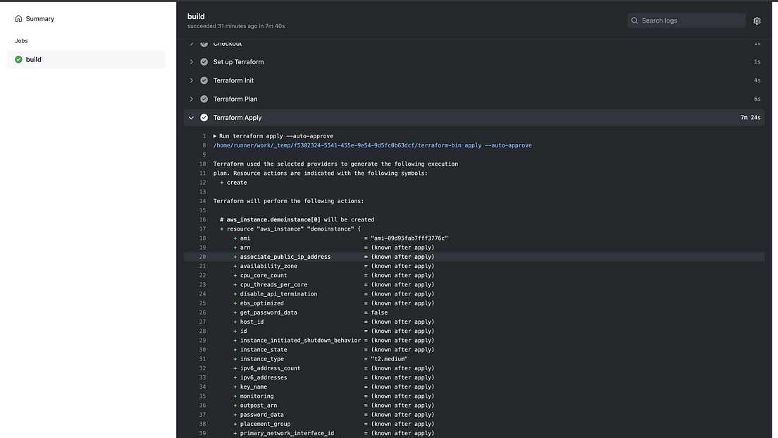 Create Various Resources On Aws Using Terraform And Github Actions By