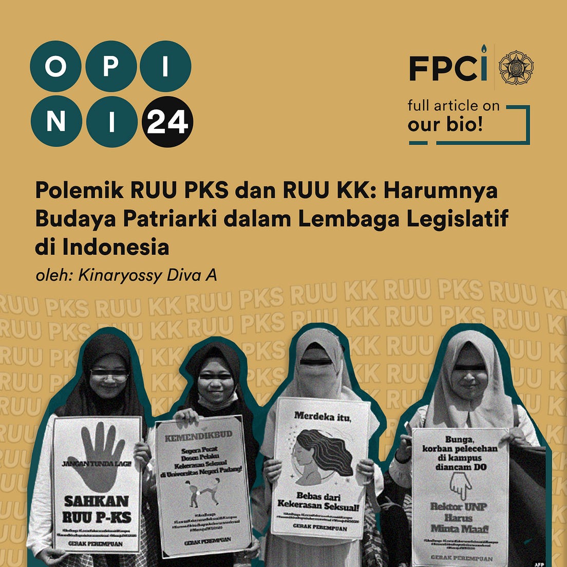 Polemik RUU PKS dan RUU KK: Harumnya Budaya Patriarki dalam Lembaga Legislatif di Indonesia | by ...
