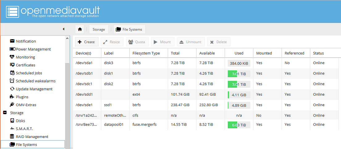 My perfect 2018 media server. Openmediavault: NAS/storage + multimedia ...