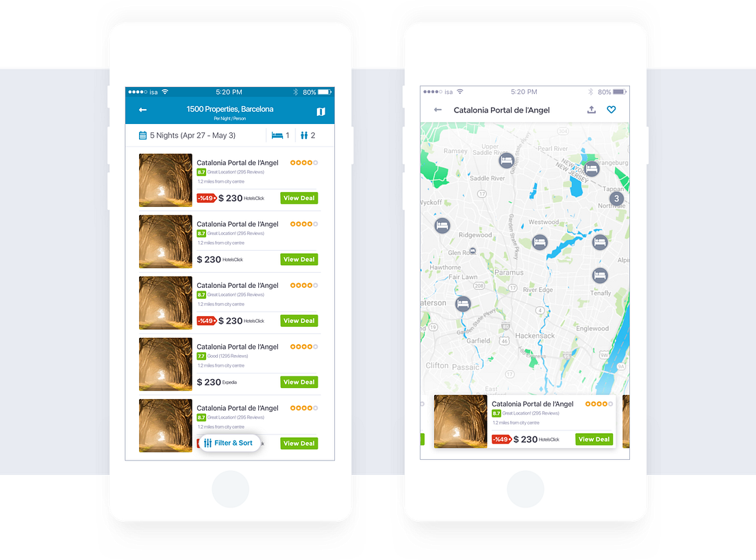 UI&UX Case Study: a better user experience for Trivago app