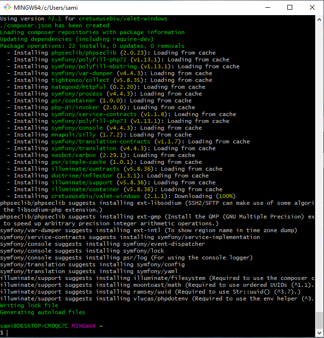 How to install laravel valet on windows os | by Sami mrezgui | Medium