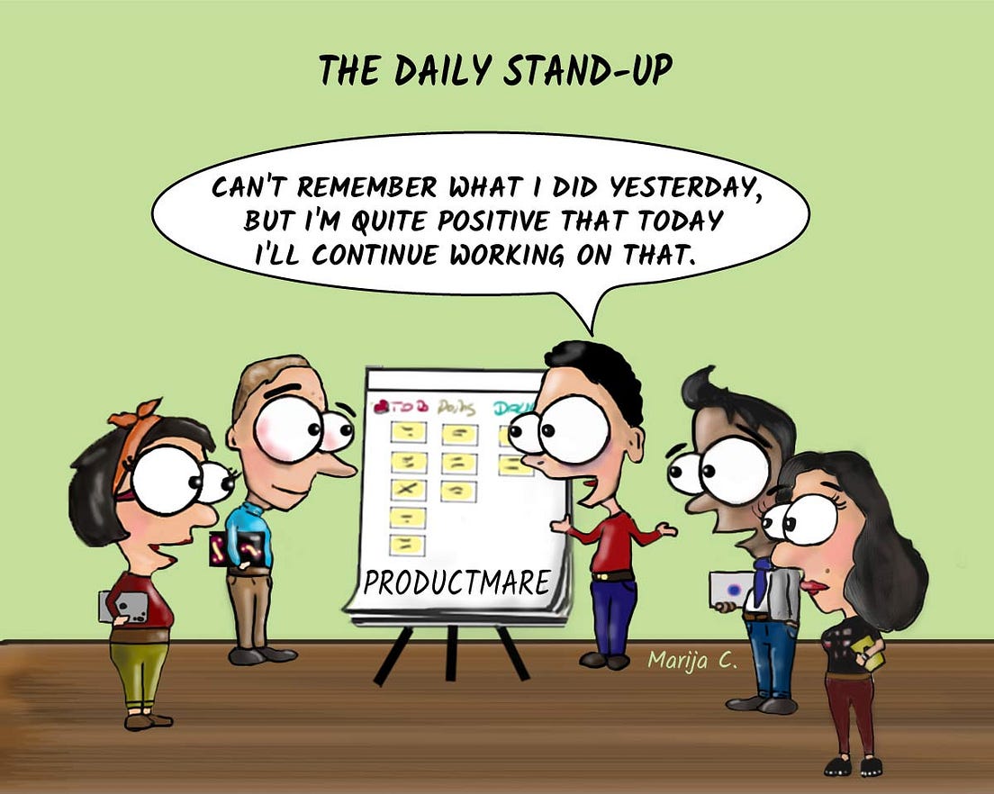 Scrum gone wild in 15 cartoons. I drew 15 cartoons that mock false ...