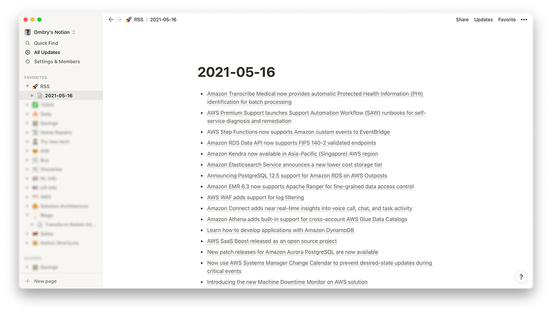 Transform Notion Into Rss Reader With Aws Lambda And Aws Cdk By Dmitry Kankalovich Geek