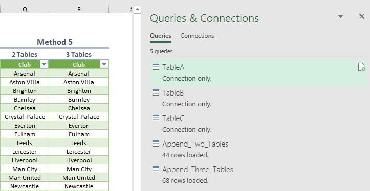 Combining Multiple Excel Tables into One | by Andrew Moss | The Startup ...