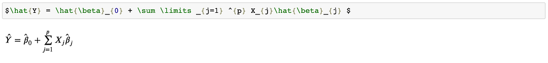 Writing Math Equations in Jupyter Notebook: A Naive Introduction | by Abhay Shukla | Analytics ...