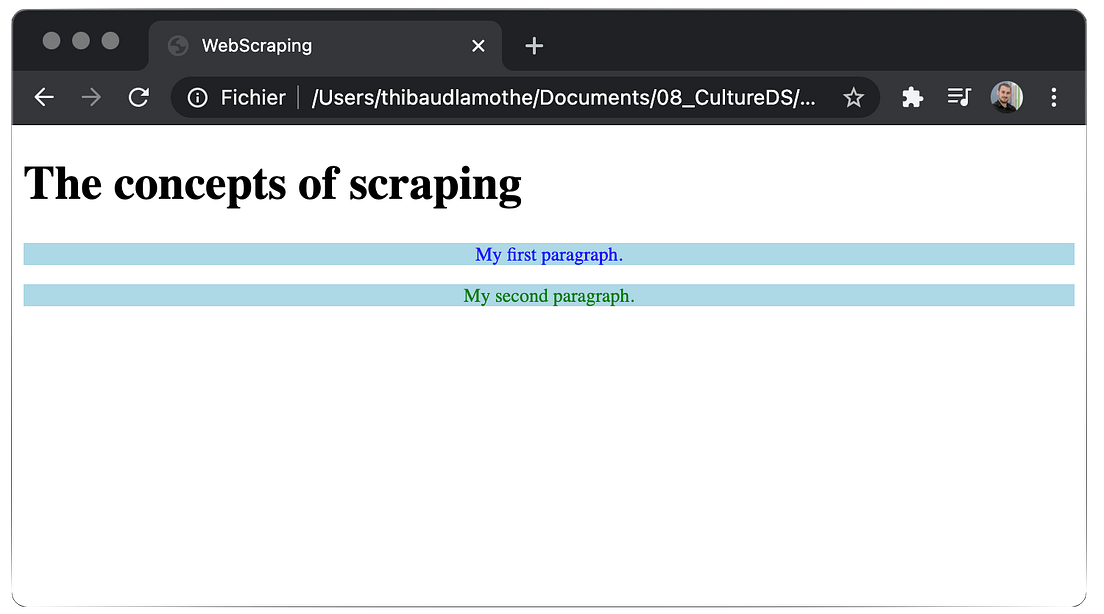 How to Parse a Webpage Using Selectors | Scraping with 🐍 | by Thibaud Lamothe | Geek Culture ...