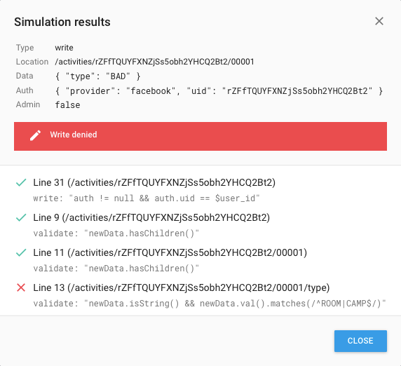 Firebase Realtime Database demo (auth with facebook, database actions and security check) | by ...