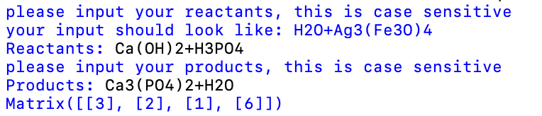 Balancing Chemical Equations With Python By Mohammad Ali Bandzar The Startup Medium