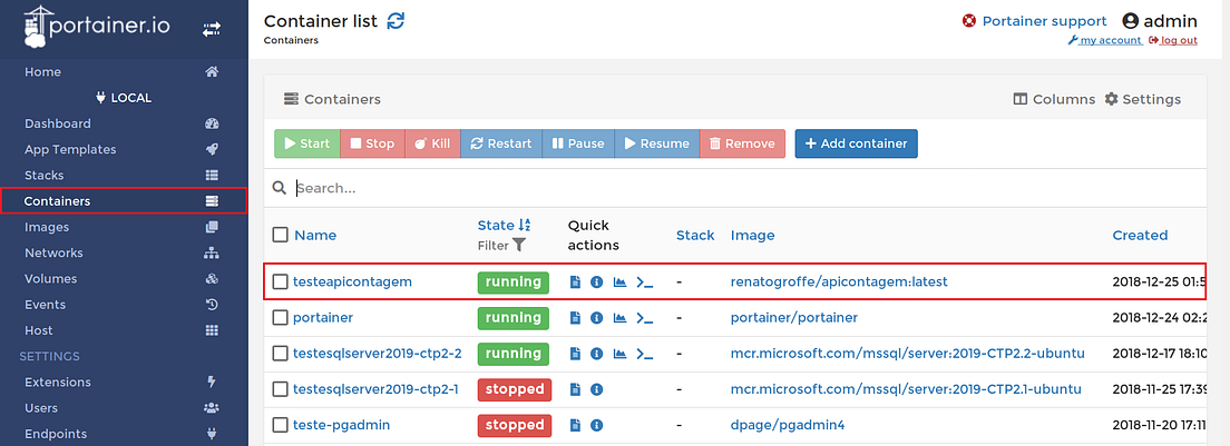 Docker + Portainer: gerenciando containers a partir de um browser | by Renato Groffe | Medium