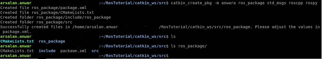 Part 2: 7 Simple Steps to create and build your first ROS Package | by ...