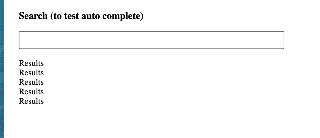 UI hands-on 01: Autocomplete using Javascript, Html, CSS | The Startup