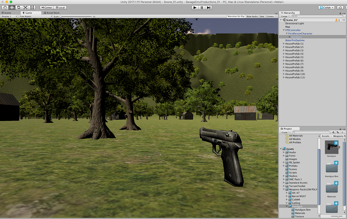 How to Make a Basic Gun Functional In Unity | by trenton hodge | Medium