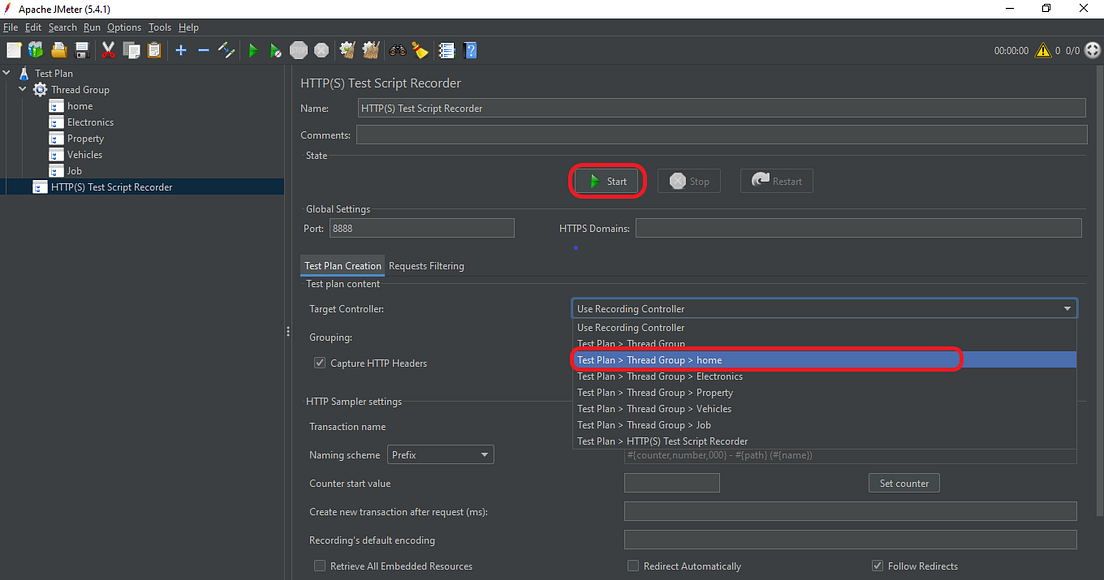 Using HTTP(S) Test Script Recorder in JMeter | by Manul Wickramanayaka ...