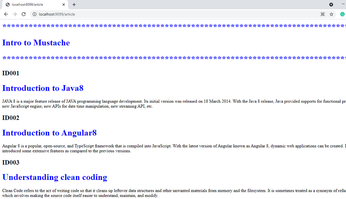 Creating Templates with Mustache. What is a mustache? | by Utkarsh ...