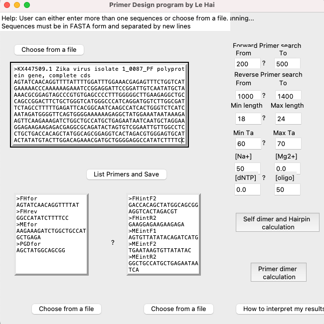 Optimising PCR protocol with a primer recommendation system using ...