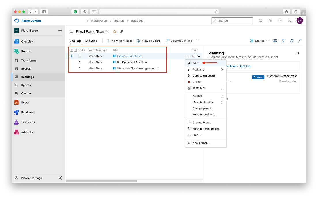 Azure DevOps: Setting up Sprints with Boards | by George Marklow | Geek Culture | Medium