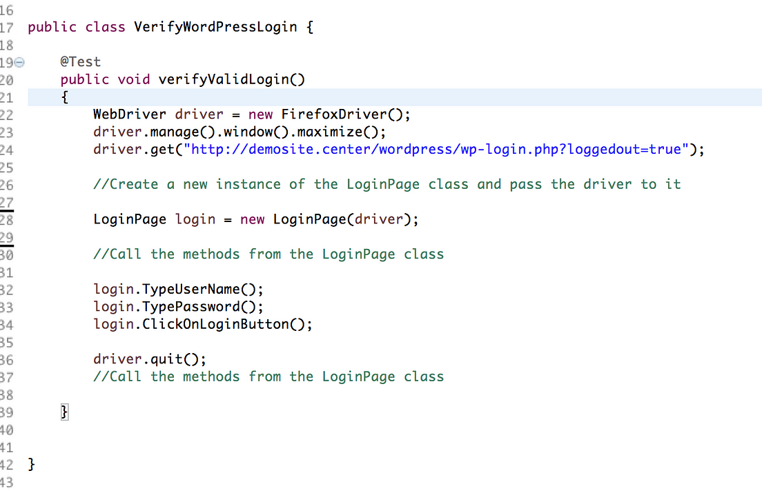 Page Object Model Using Selenium And Java By Sue Wild