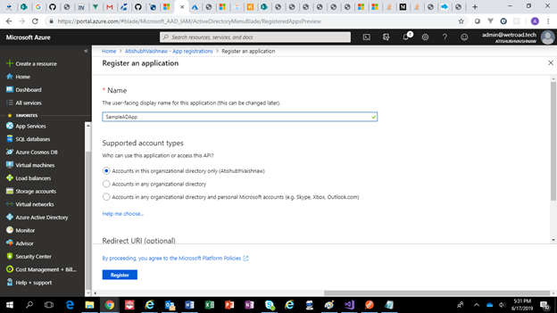 Creating An Azure Function That Generates Access Token For