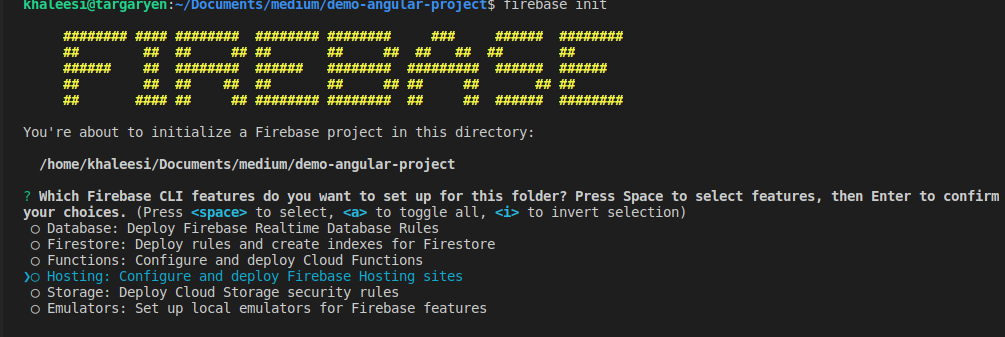 Host an Angular Application on Firebase | by Shraddha Paghdar | JavaScript in Plain English