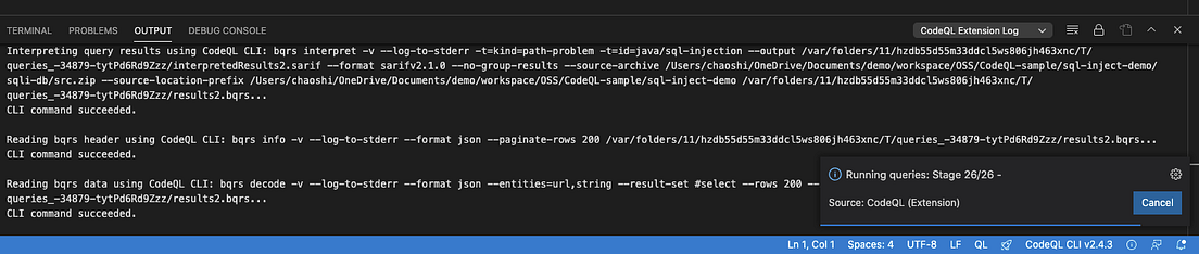 Trying CodeQL in VS Code for first time | by Shi | CI/CD/DevOps | Medium