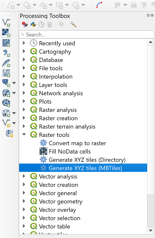 QGIS — Generate XYZ tiles (MBTiles). Manual fix for the missing tile Bug. | by Samath Aravinda ...