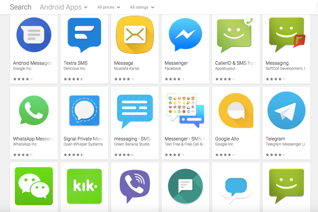 Scale of Messaging Landscape 2017 | by Eze Vidra | VC Cafe | Medium