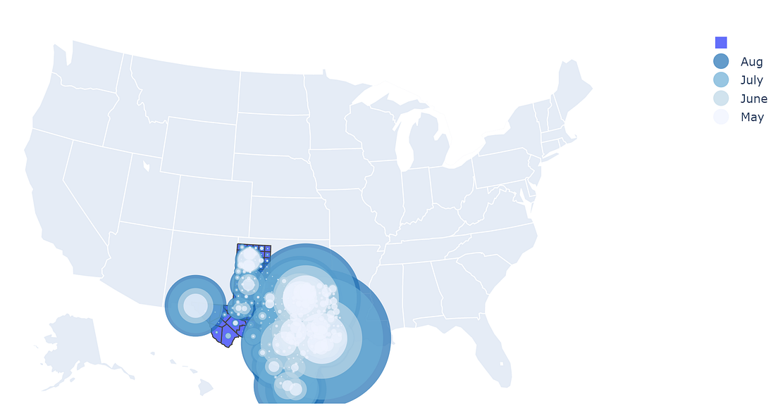 How to: Build an Immersive Geo Bubble Map with Plotly | by Truett ...