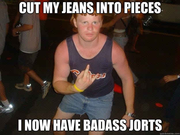 An Ode to Jorts. On the extreme, exhilarating freedom of… | by Alana ...
