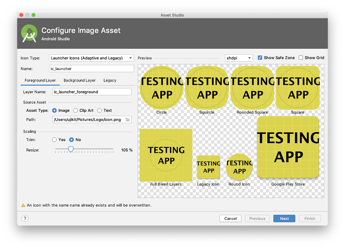 Add icon to the Android application from Android Studio IDE | by Ujikit ...