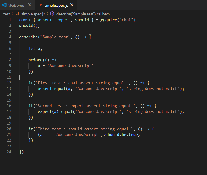 Mocha And Chai For Beginner In Javascript Test Automation By Bharath Kumar S Sep 2020 Medium