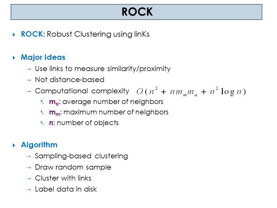 The ROCK Algorithm in Machine Learning | by Aman Gupta | Geek Culture ...