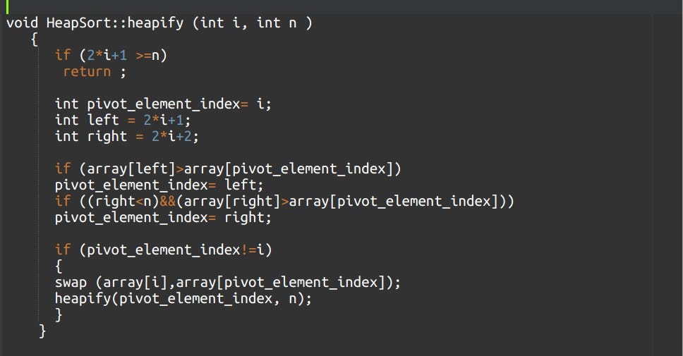 Template Design Pattern Learn By Example Of Heap Sort C By Geeks Of C Medium 3709