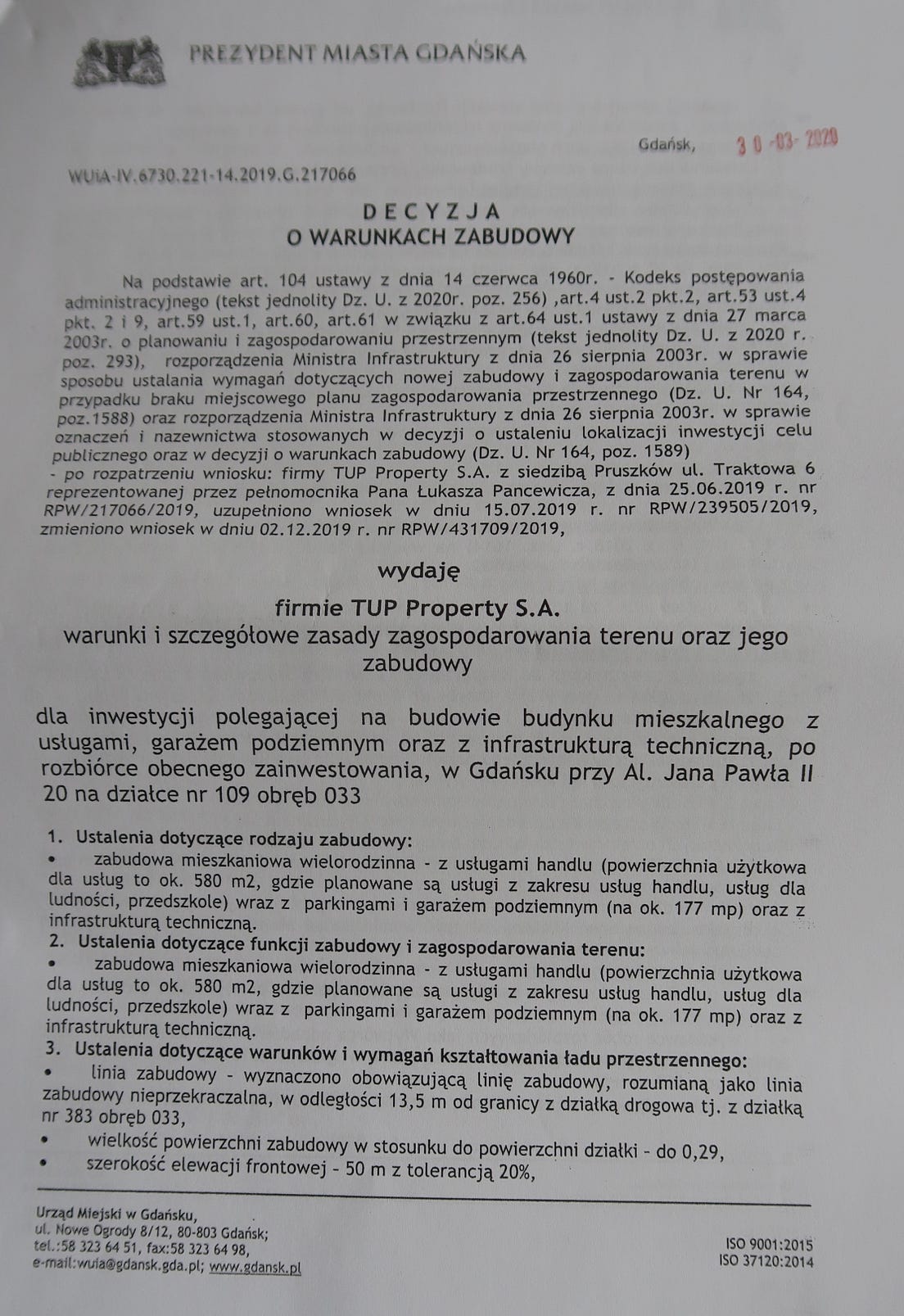 Decyzja o warunkach zabudowy. Inwestycja otrzymała decyzję o… | by ALTA S.A. | Medium