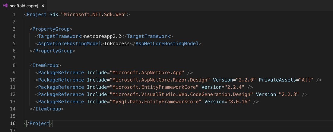 ASP.NET Core Scaffold MySQL Database with EF Core | by Vara | Medium