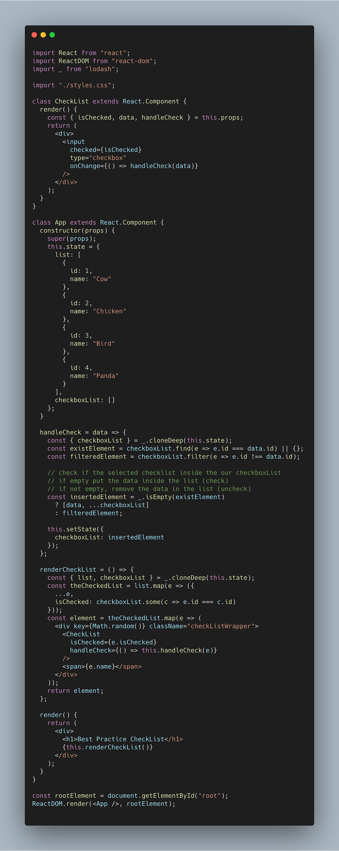 Easiest Checkbox/Checklist Implementation in React.JS | by Aditya Wiraha Hadi S | Medium