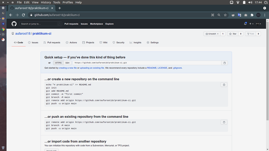 Mengupload (Push) Project ke Github | by Aufa Billah | Medium