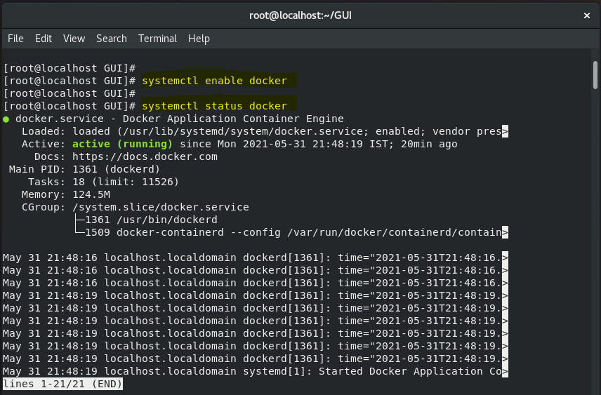 Using A Gui Application On A Docker Container By Abhinav