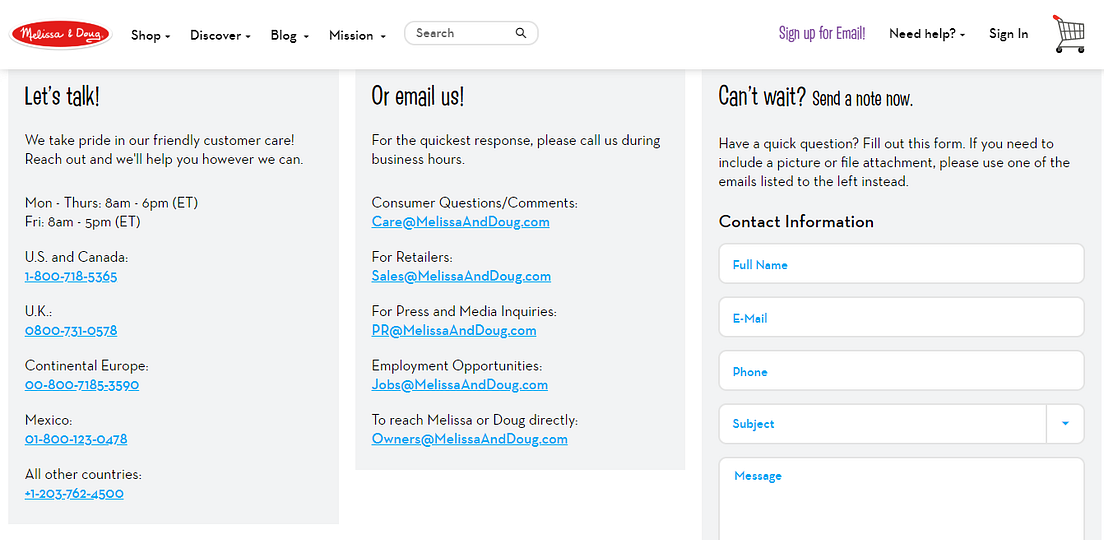 Tips Membuat Desain Halaman ‘Contact Us’ pada Website untuk User ...