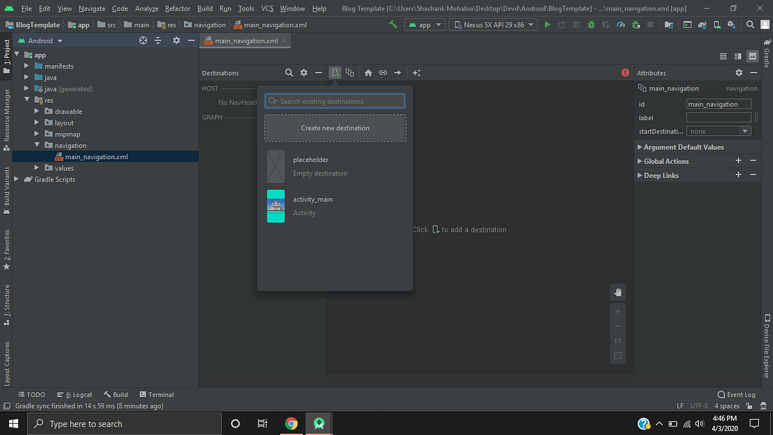 Android Navigation Component#1: Using Actions to Navigate | by Shashank Mohabia | The Startup ...