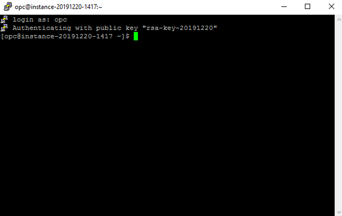 Create An Oci Compute Instance And Connect To It Via Ssh Using Putty