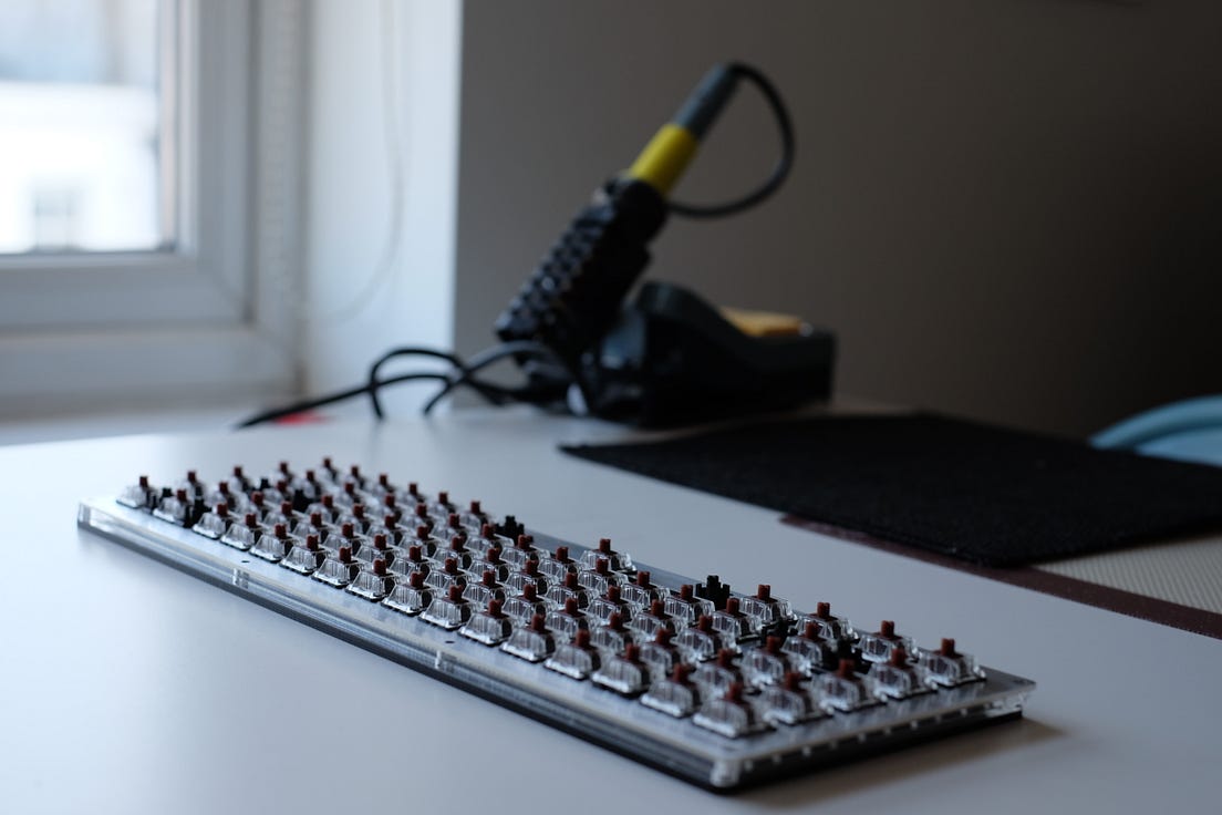 Hand Wired Custom Keyboard. After purchasing a Pok3r I realised… | by ...