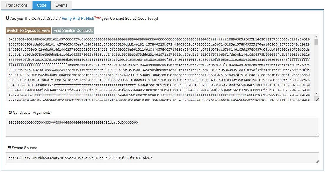 Verifying contracts on Etherscan. To update token information on… | by Kaven Choi | Etherscan ...