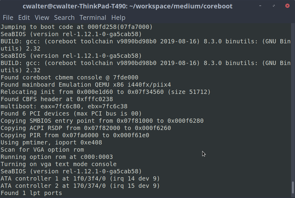 Getting started with: coreboot. coreboot is an open source firmware… | by Christian Walter | The ...