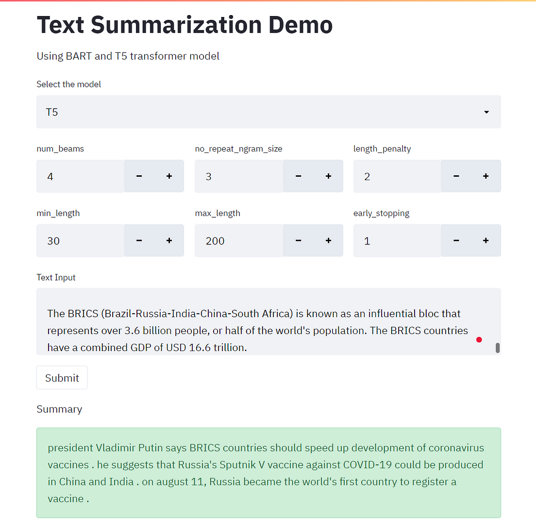 Build A Text Summarization Web App Using Streamlit In 30 Minutes By Python Vrogue