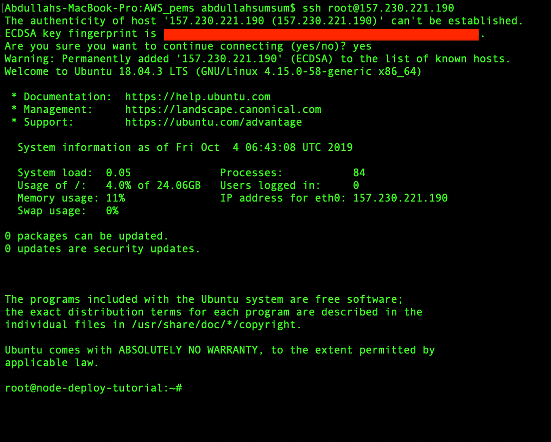 Deploy a NodeJS and ExpressJS App on Digital Ocean with NGINX and Free SSL | by Abdullah Amin ...