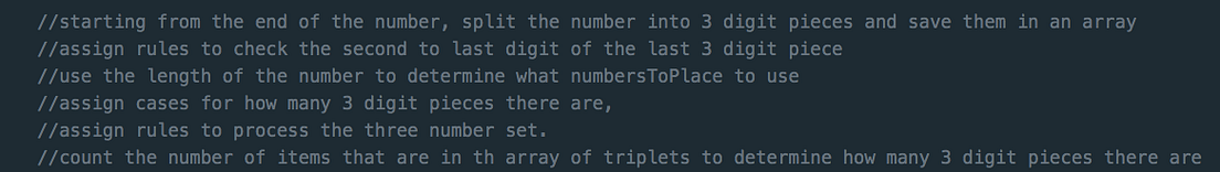 Converting Numbers To English Using Javascript | by Alec Gilchrist | Medium