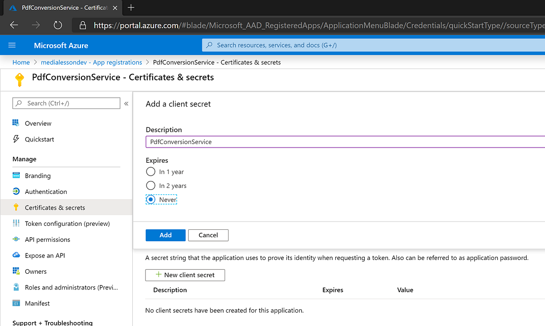 Convert files to PDF using Microsoft Graph & Azure Functions | by Philipp Bauknecht ...